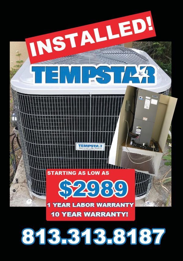 Installed!!! TEMPSTAR Air Conditioning HVAC Conditioner A/C for Sale in ...