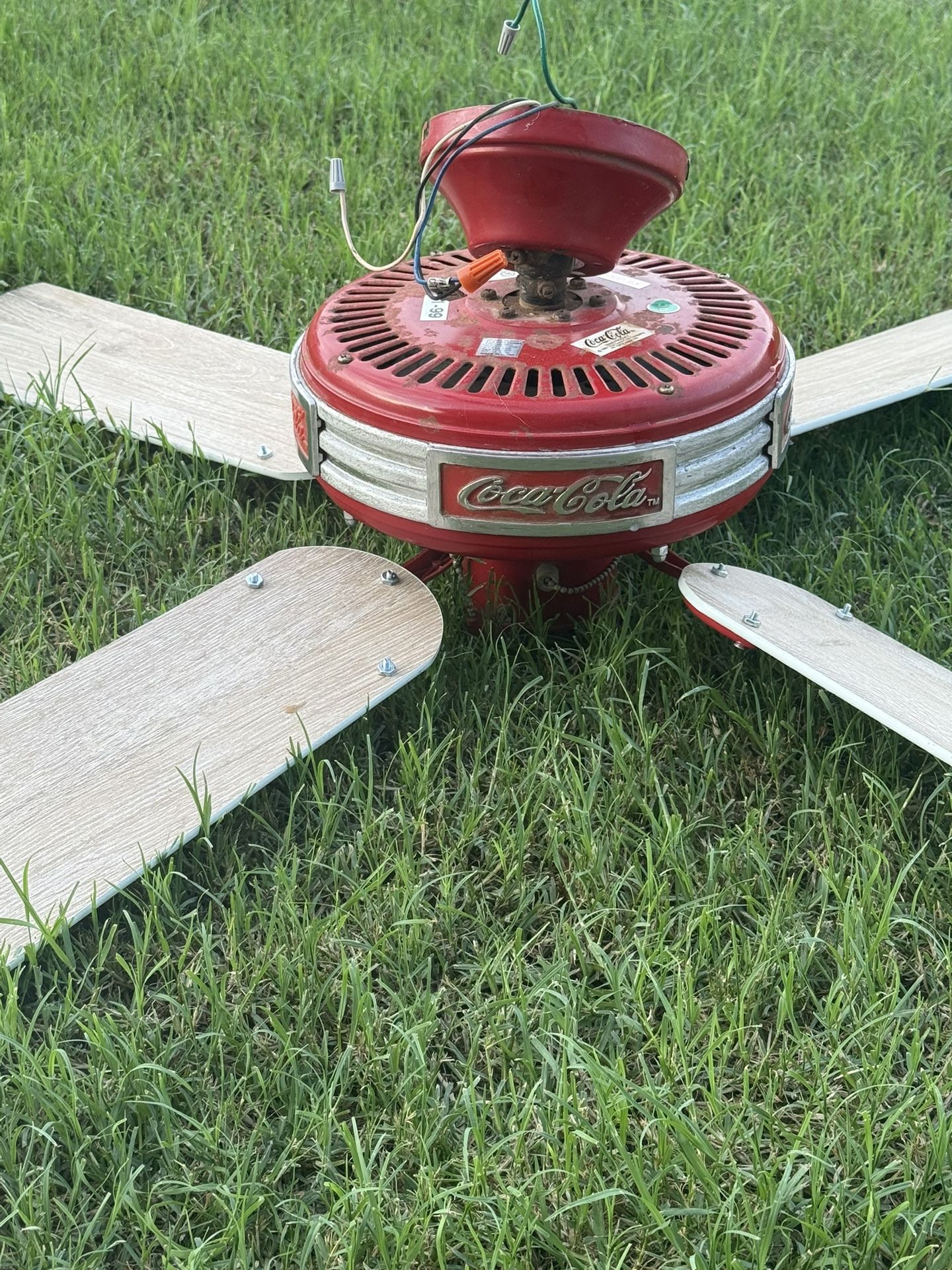 Classic Coca Cola Ceiling Fan! Great for man cave! for Sale in San ...