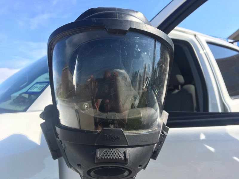 $100, Dräger FPS 7000 SCBA Full Face Mask with Dräger FPS 7000 Heads-Up ...