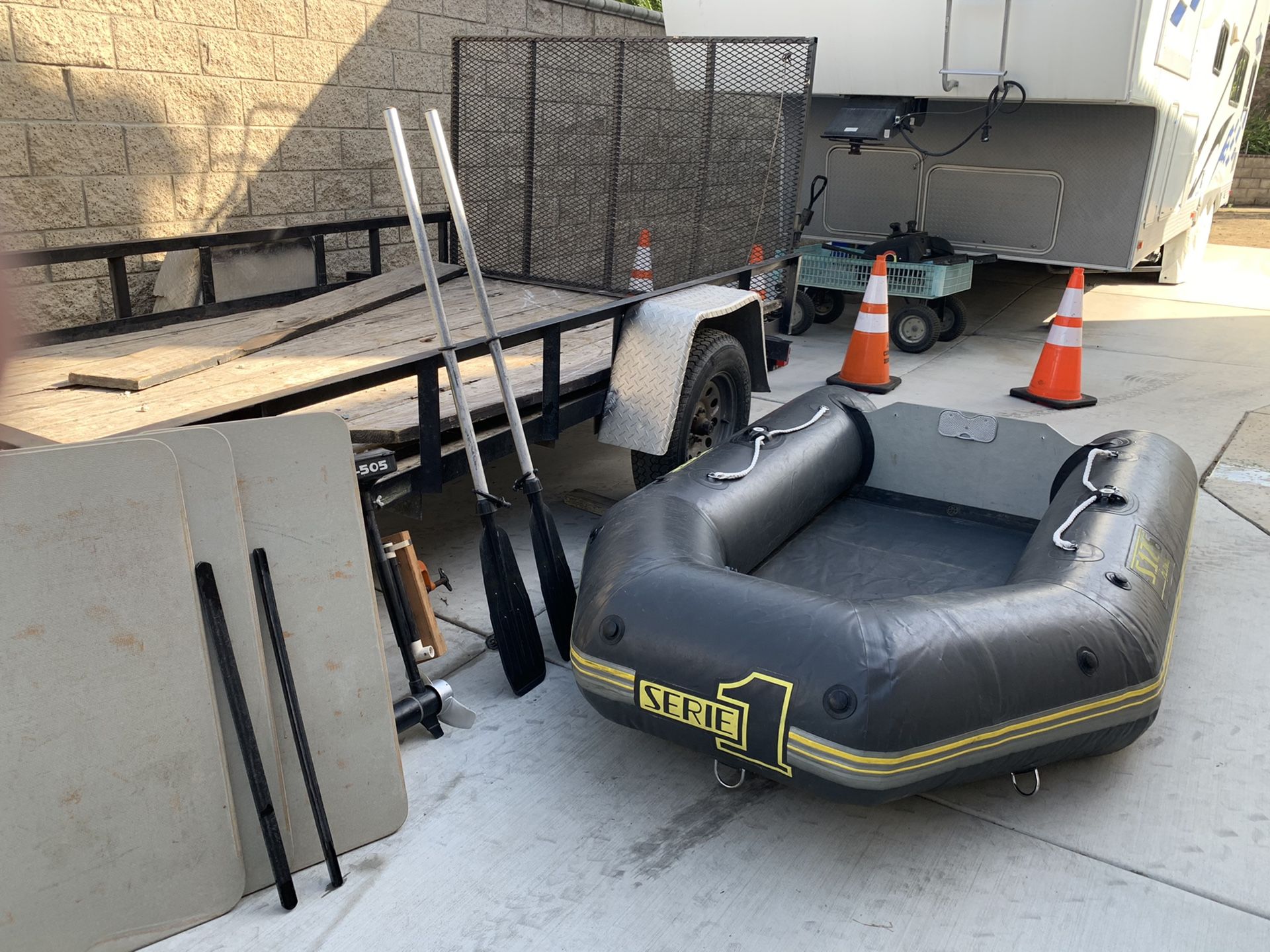 Zodiac S126 inflatable hard bottom dinghy for Sale in Corona, CA - OfferUp