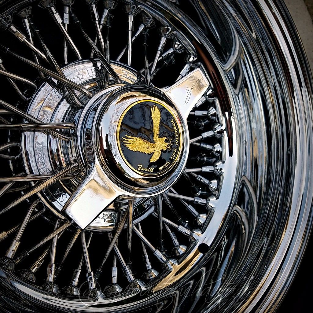 13X7 60 Spoke Cross Lace Zenith Wire Wheels Real Deal OG Zenith Rims ...