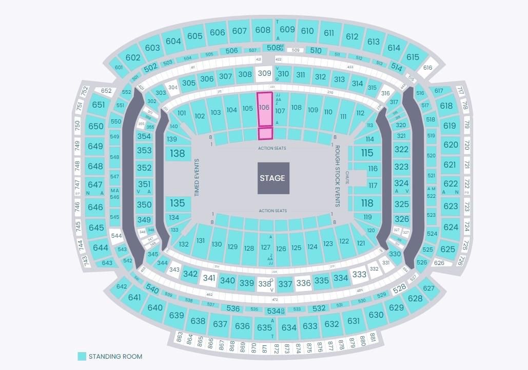 Houston Rodeo Seating Chart