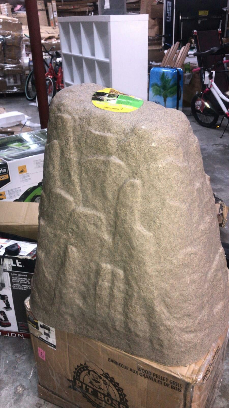 Extra-Large Resin Landscape Rocks in Deluxe Natural Textured Finish for ...