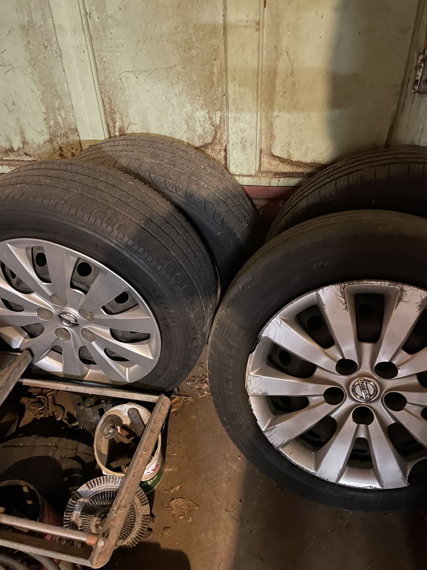 Tires and Rims from a 2015 Nissan Sentra for Sale in San Antonio, TX ...