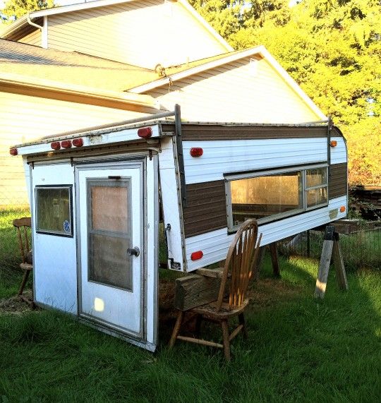 1973 Smith Built Camper Canopy / Fits 8ft Bed 70's Model Ford F250 Type ...