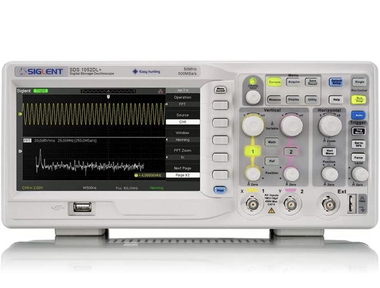 Siglent Technologies SDS1052DL+ 50 MHz Digital Storage Oscilloscope for Sale in Fontana, CA ...