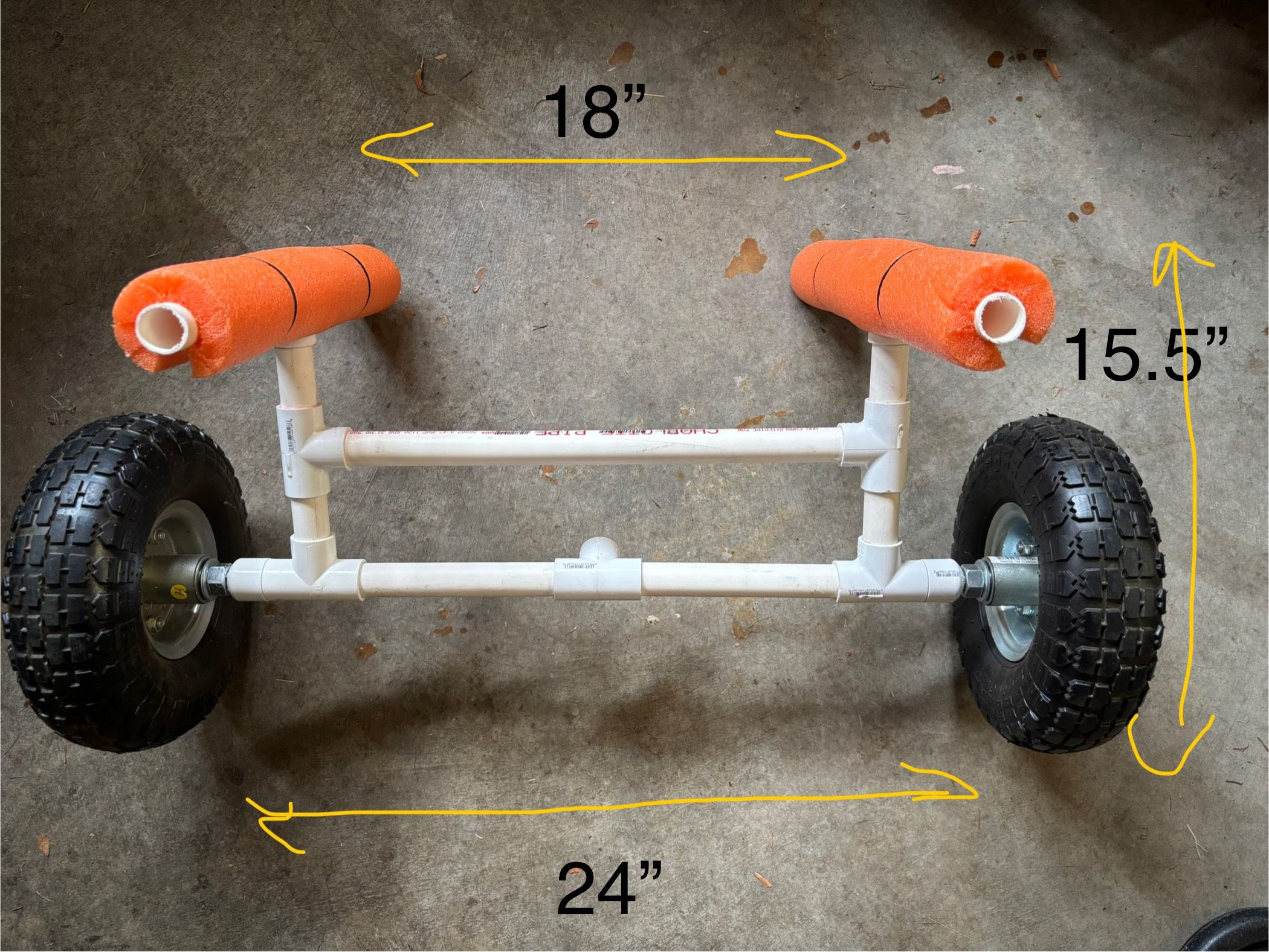 Free - DIY Kayak Trolley (for parts) for Sale in Dupont, WA - OfferUp