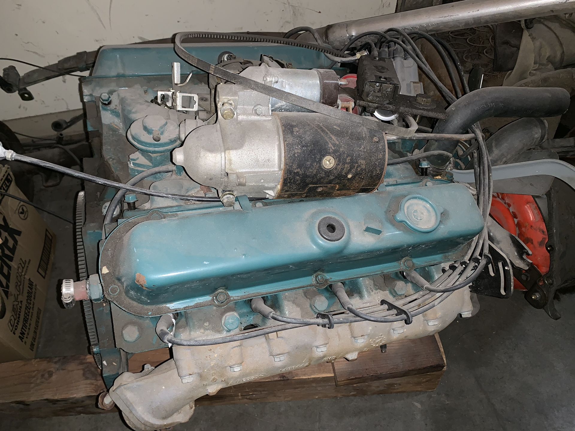 472ci v8 Cadillac Engine with Turbo 400 3 Speed Transmission for Sale ...
