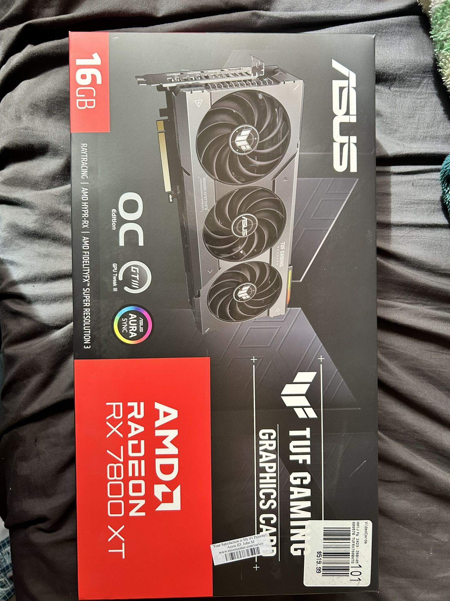 Amd Radeon 7800xt (gpu) for Sale in Bell Gardens, CA - OfferUp