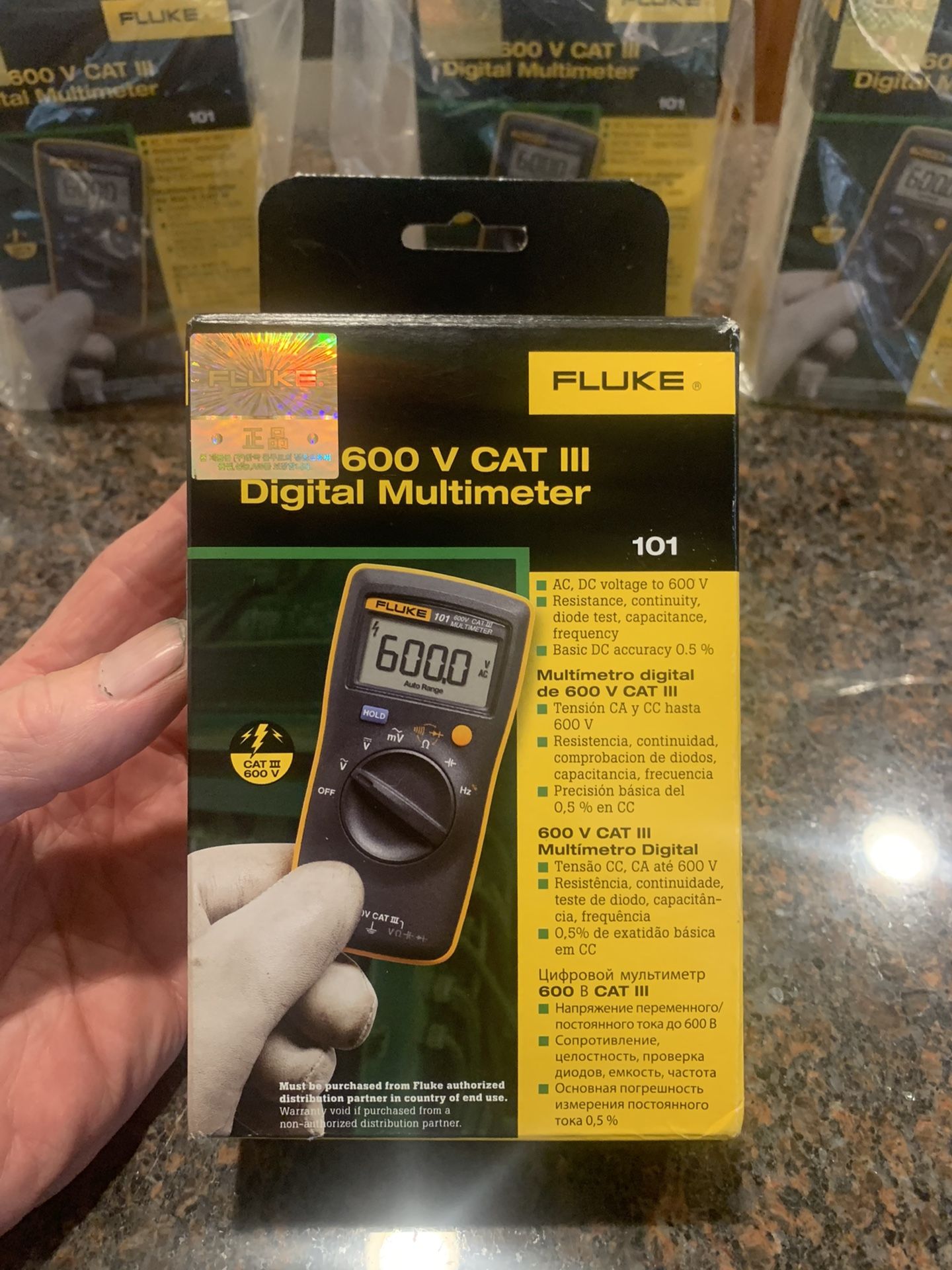 New Fluke 600V Cat3 Digital Multimeter No. 101 for Sale in Yorba Linda ...