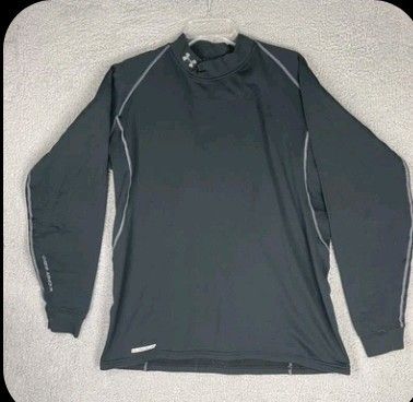 Under Armour HeatGear Compression Shirt Golf Mock Neck Long Sleeve XXL ...