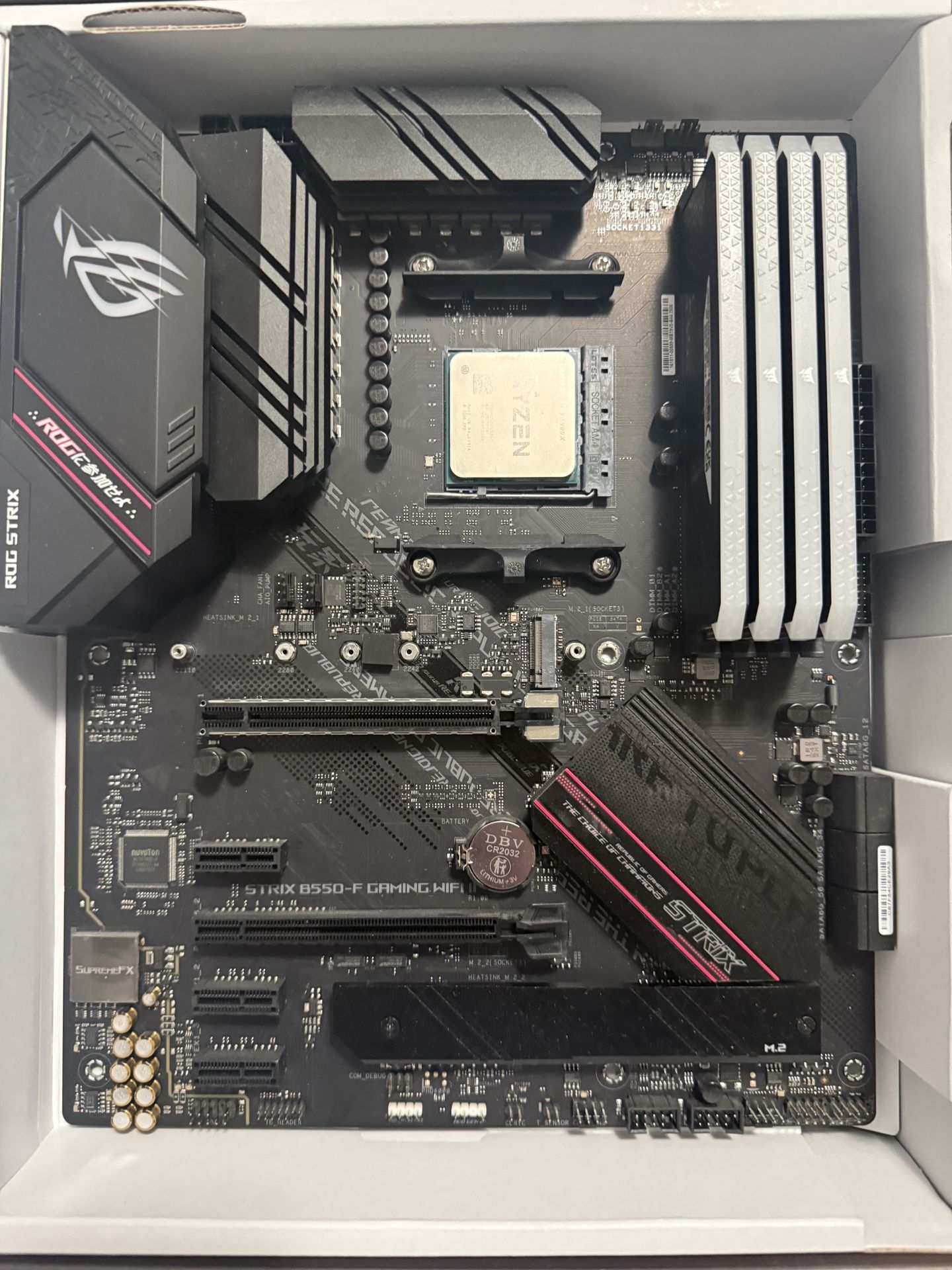 AMD Ryzen 9 5900x + Asus ROG Strix B550-F MOBO + 32GB DDR4 RGB Ram for ...