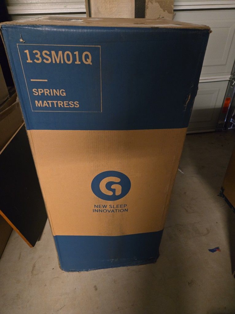 Olee sleep 13 inch box top hybrid gel infused memory foam innerspring ...