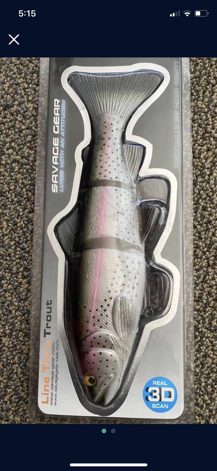 Trout Shape Fishing Lure for Sale in Shoreline, WA - OfferUp