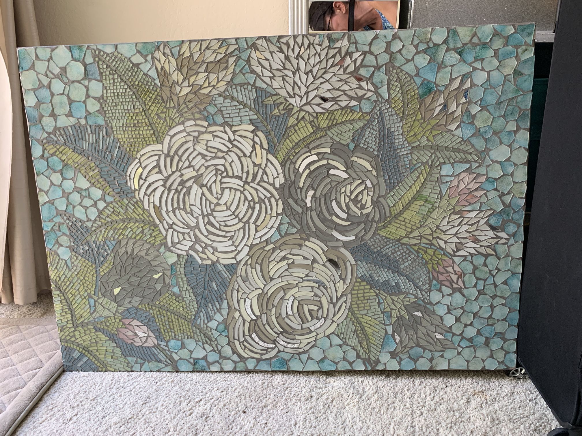 ** PENDING ** large beautiful mosaic wall art from pier one. for Sale ...