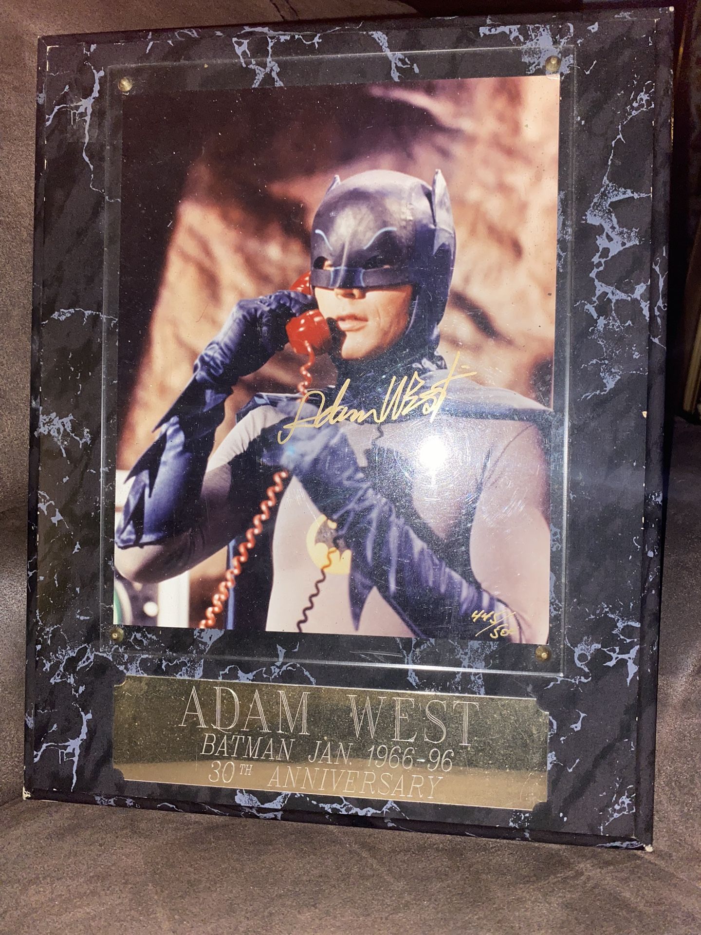 ADAM WEST BATMAN Signature Signed Autograph Plaque for Sale in Atascosa ...