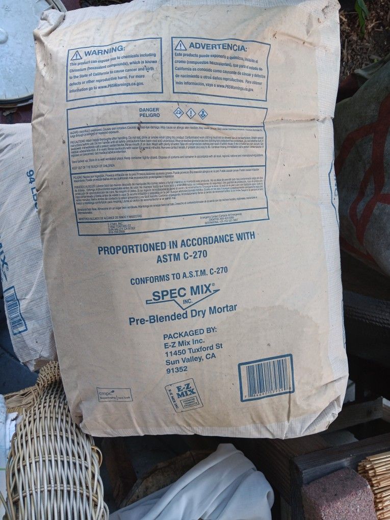2 - Spec Mix Cement 94lbs for Sale in Long Beach, CA - OfferUp