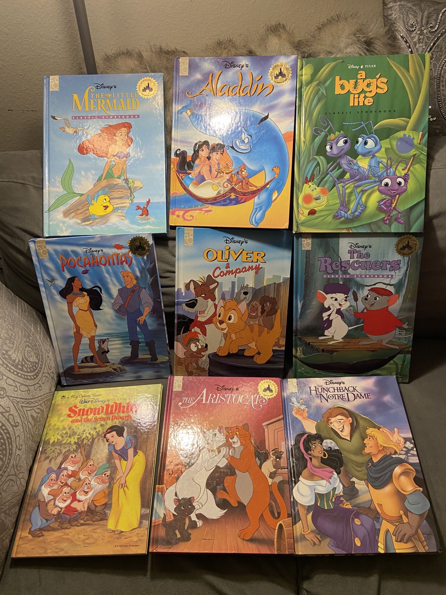 EXCELLENT DISNEY CLASSICS SET OF 9 BOOKS for Sale in Rancho Cucamonga ...