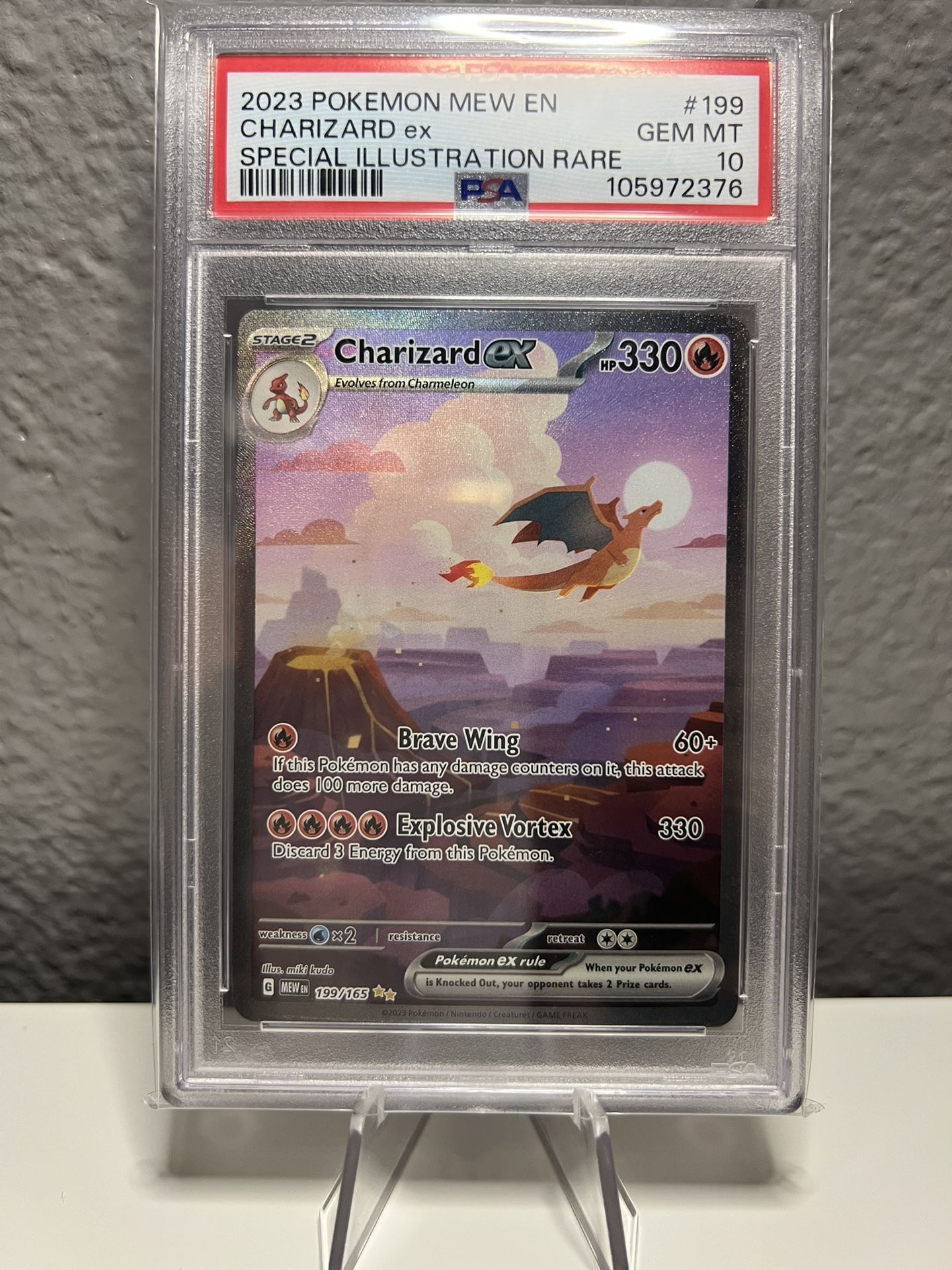 Pokemon 151 Charizard Special Illustration Rare 199/165 Gem Mint PSA 10 ...