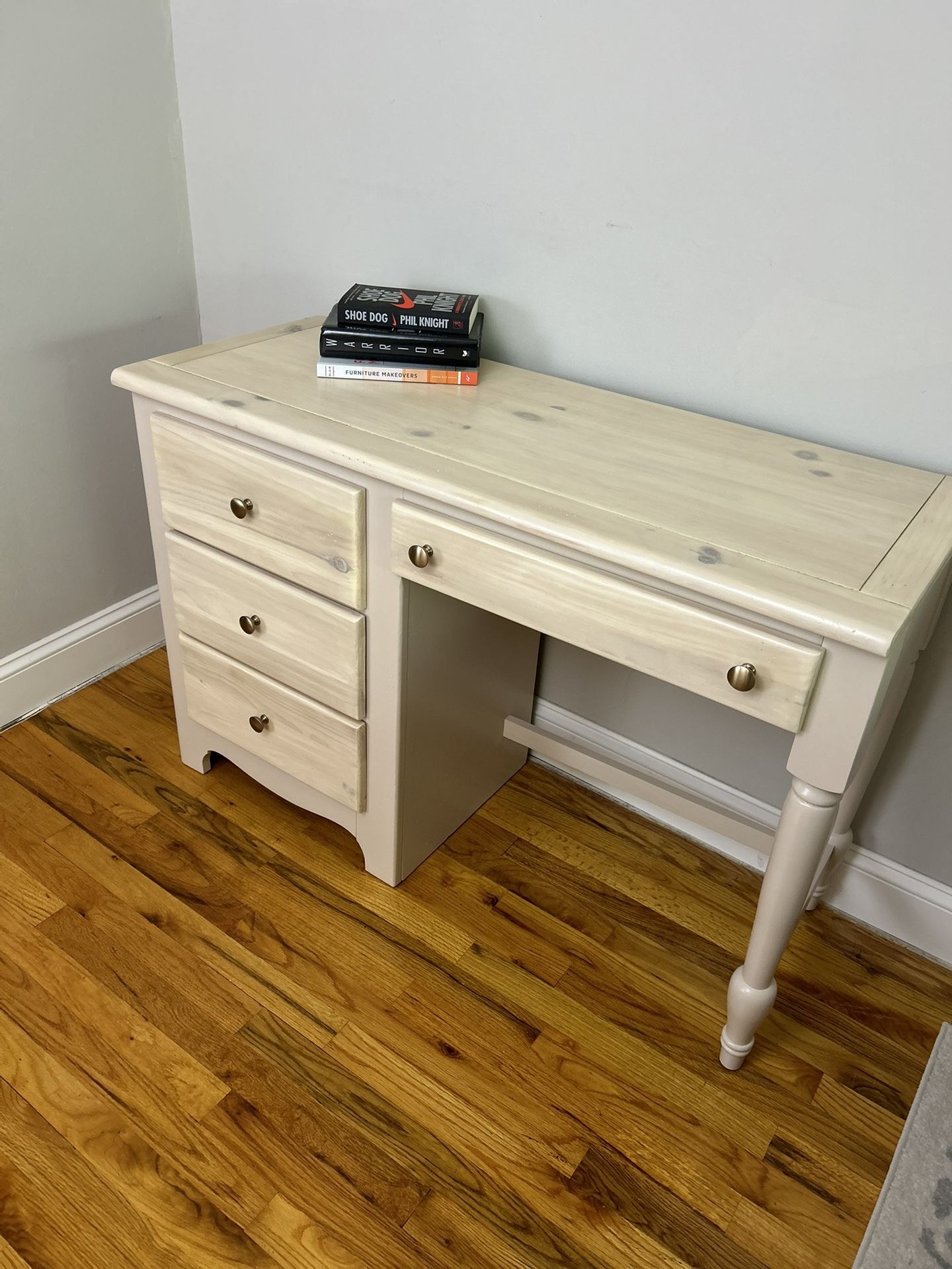 Refinished Light Wood And Beige Desk for Sale in North Massapequa, NY ...