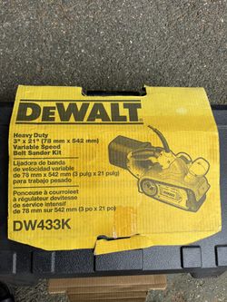 DeWalt Belt Sander 21x3 DW433K for Sale in Glen Cove NY OfferUp