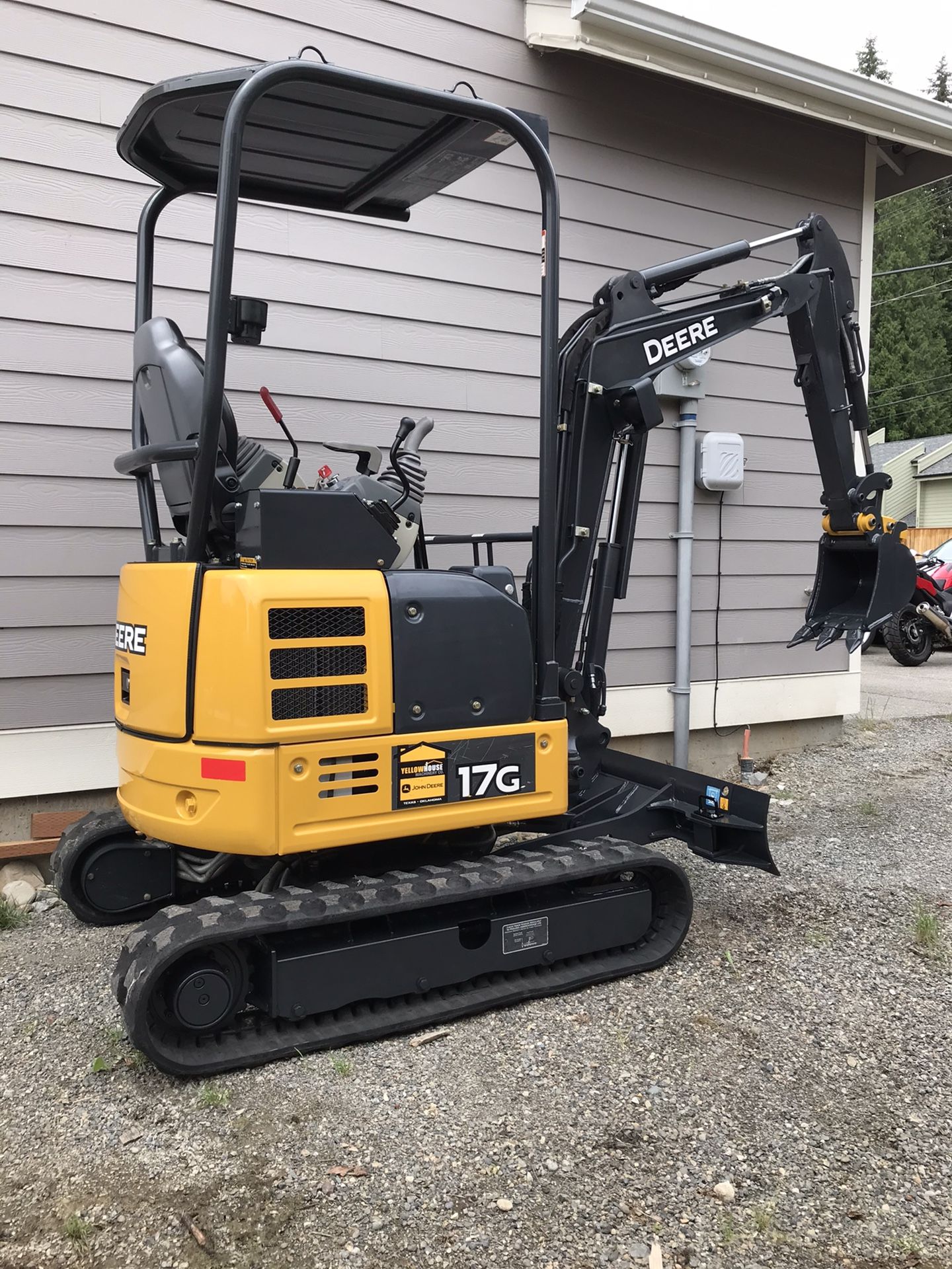 2016 John Deere 17G - 17D Mini Excavator - Kubota Case Cat for Sale in ...