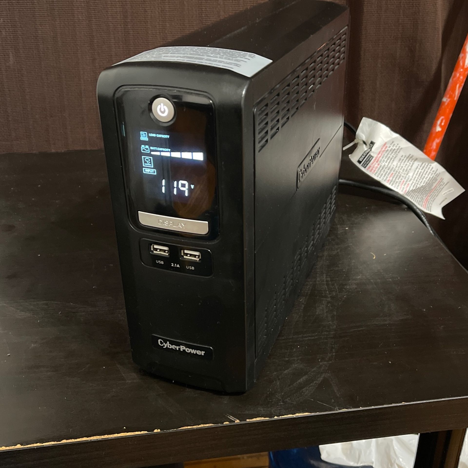 CyberPower 1350VA/810Watts Simulated Sine Wave UPS Battery Backup with ...