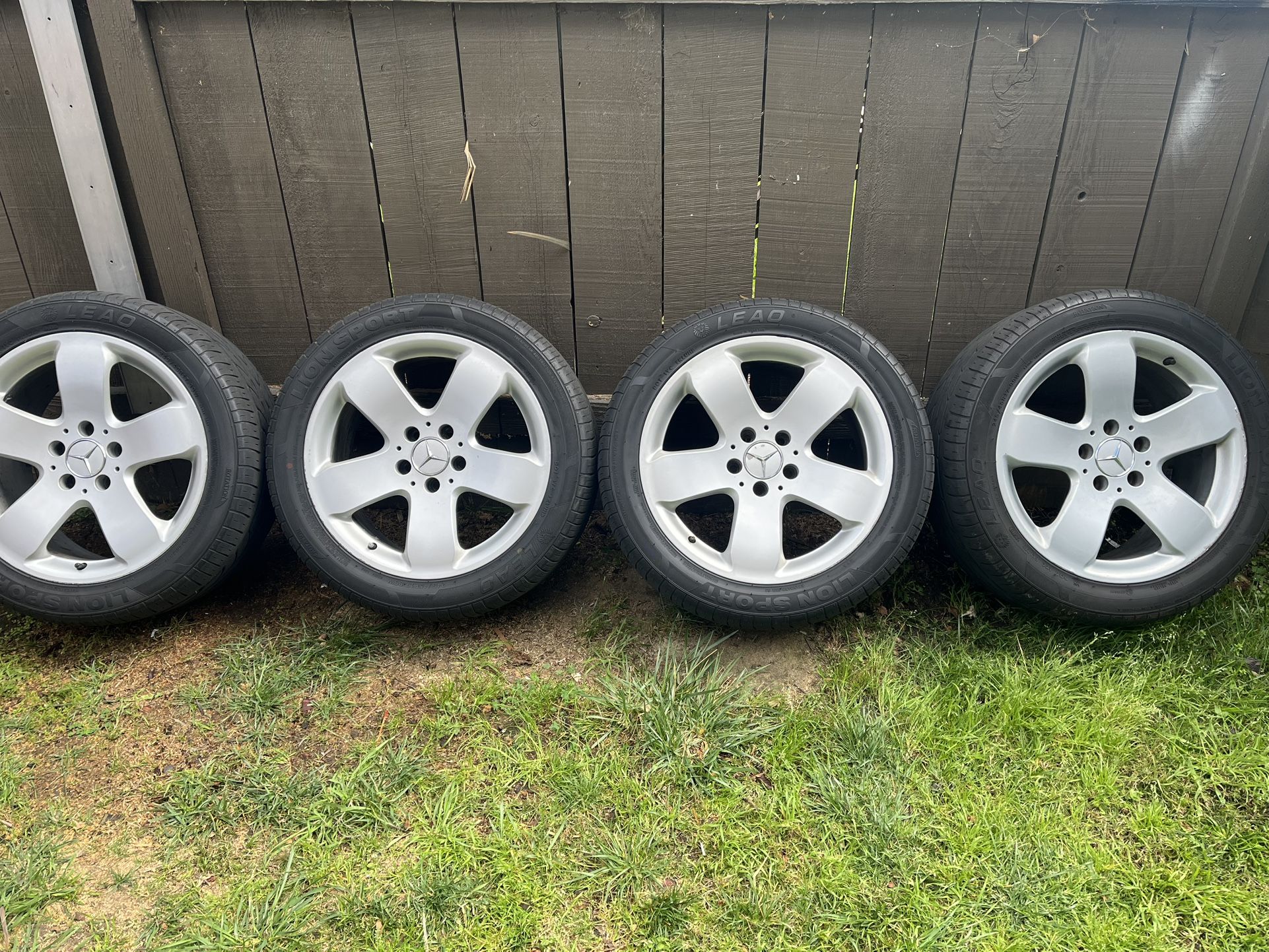 Full Set Of OEM Mercedes W211 Wheels And Tires. for Sale in San Diego ...
