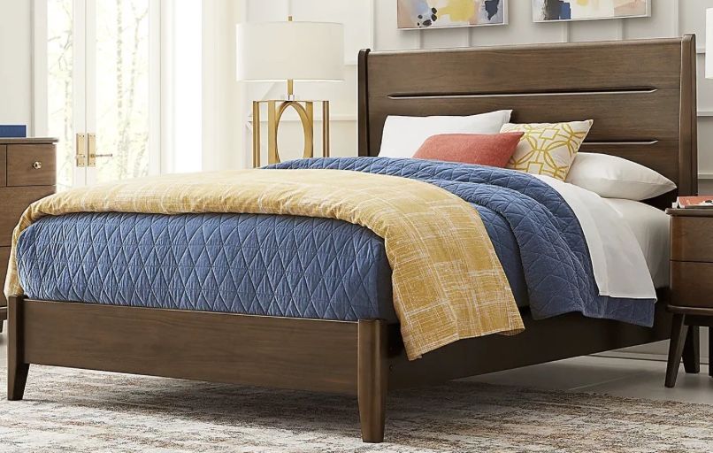 FREE - Devon Walnut Loft Queen Panel Bed Frame for Sale in Miami, FL ...