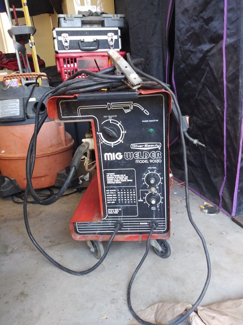 For sale or trade. ? Whatca got Mig welder 220v silver beauty is the ...