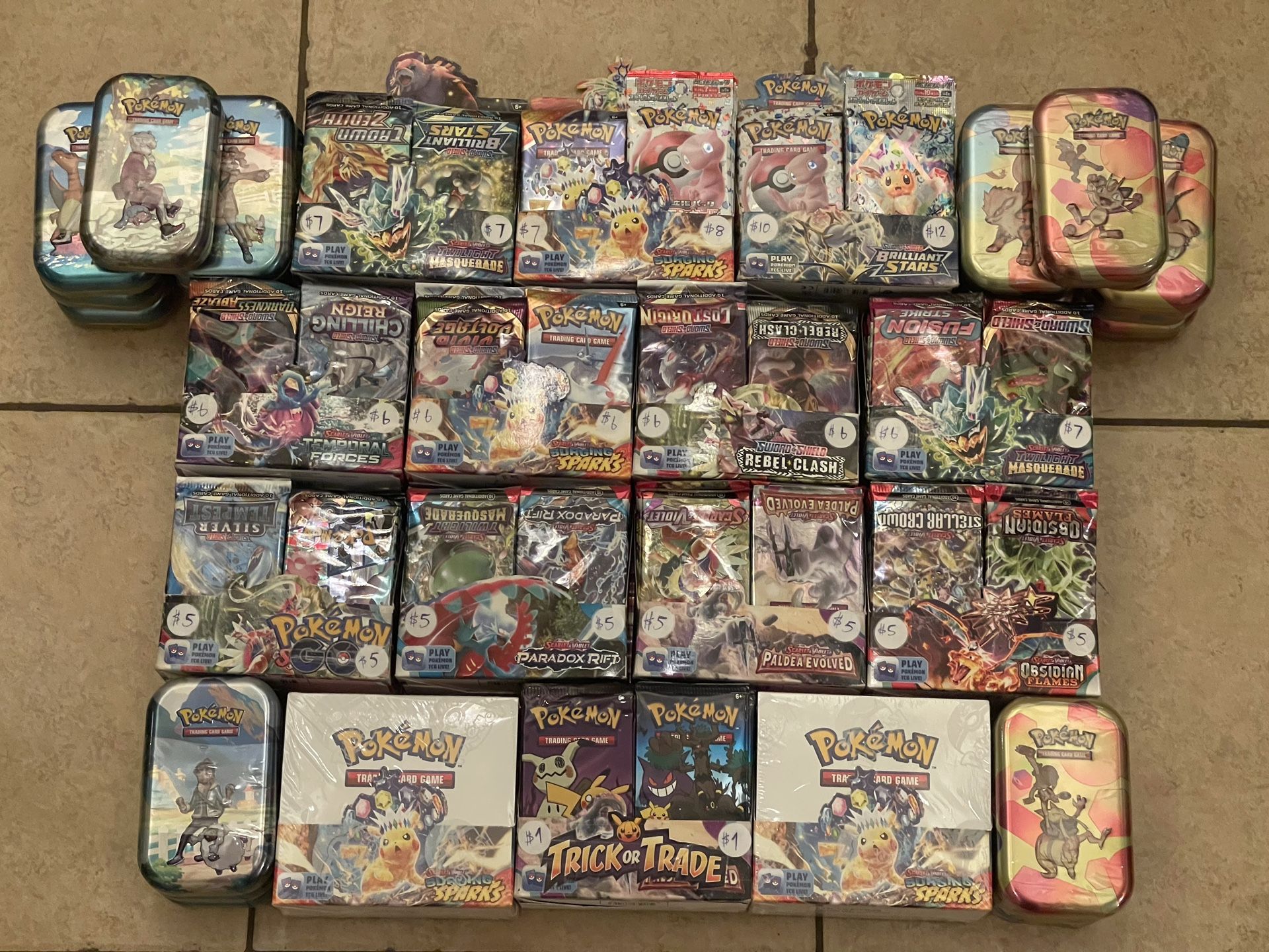 Pokemon 21 Different Packs Available New for Sale in Winchester, CA ...