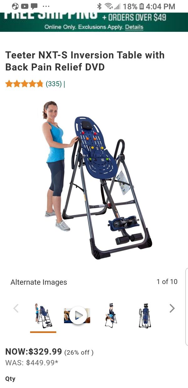 Teeter inversion tables for sale - Derplans