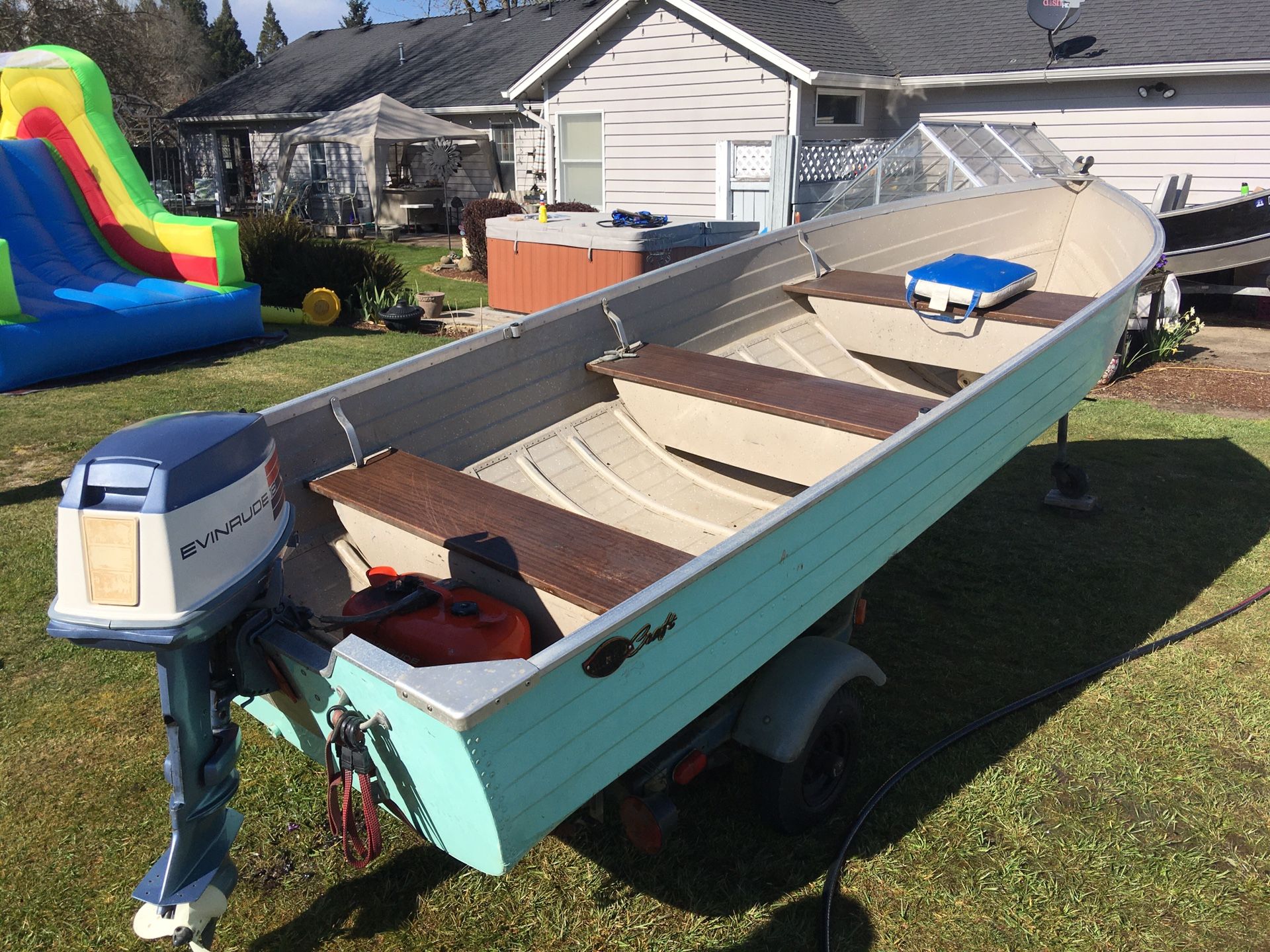 Mirrocraft 14’ Aluminum Boat for Sale in Dallas, OR - OfferUp