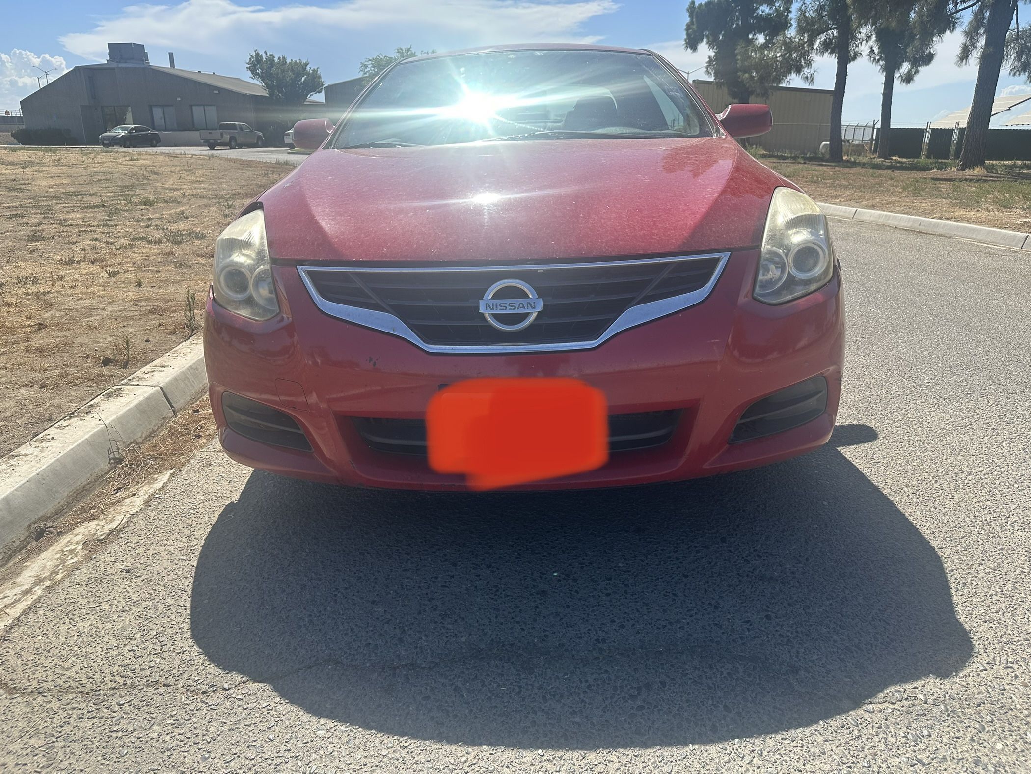 Nissan Altima Coupe Red Interior