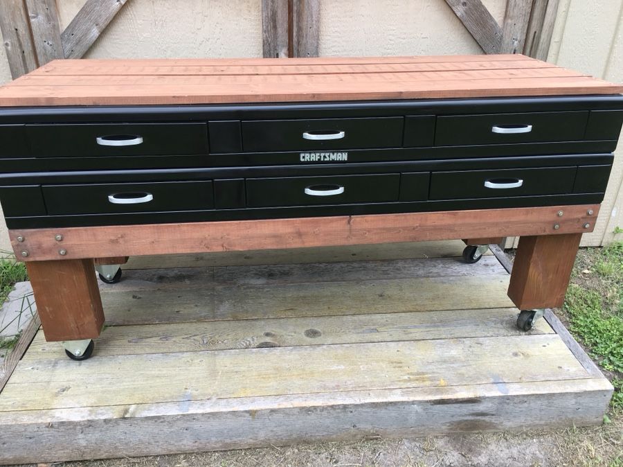 Tool Box/ Tool Table Combination for Sale in San Antonio, TX - OfferUp