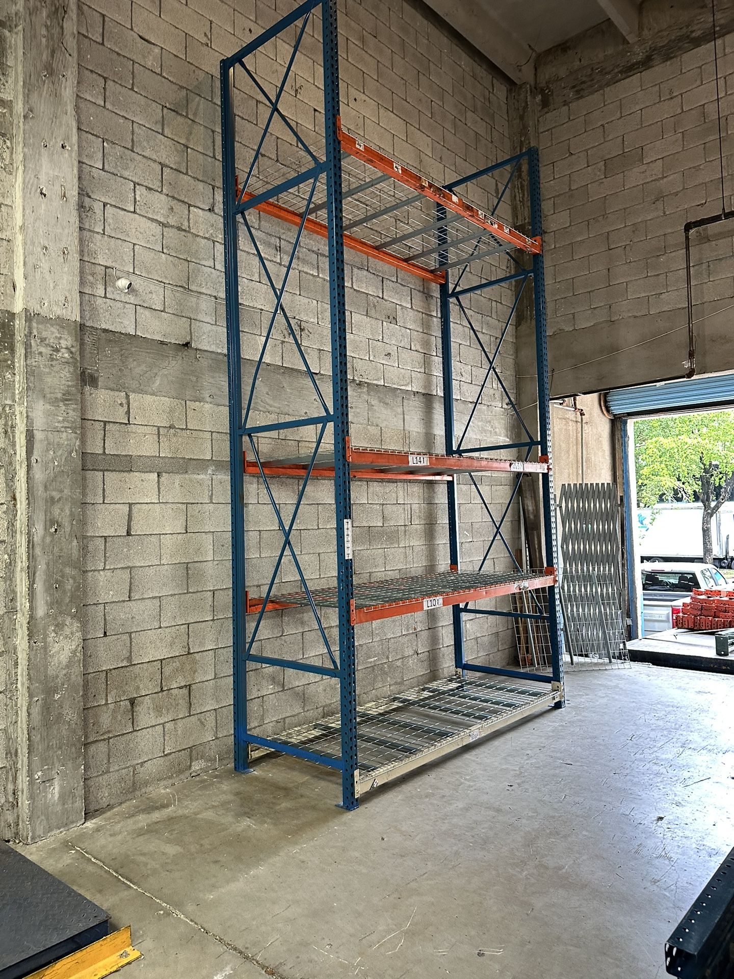 Pallet Racks Upright Beams Wire Decks Warehouse Shelving for Sale in ...