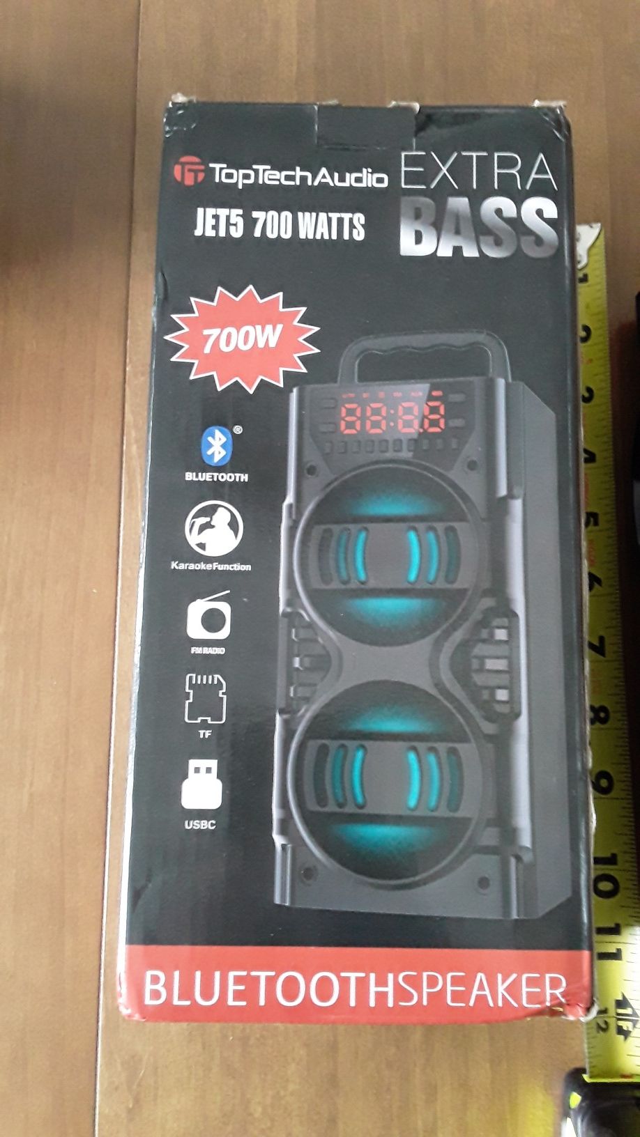Top Tech Audio Jet 5 Bluetooth Speaker 700 Watts for Sale in Detroit ...