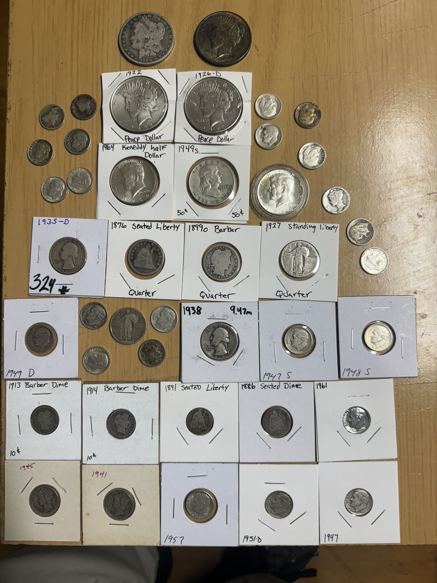 $10 Face Value 90% Junk Silver( Nice Coins) for Sale in Atwater, CA - OfferUp
