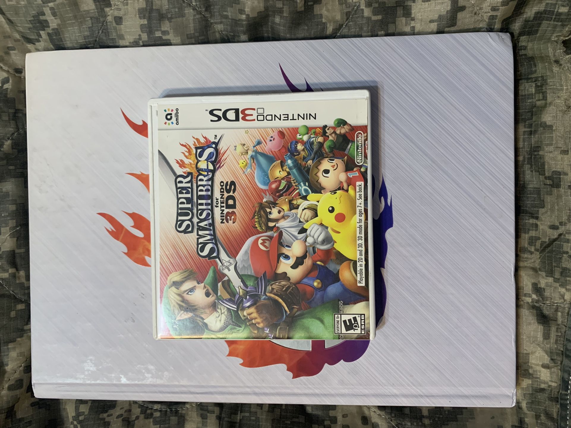 Super Smash Bros 3ds Box Art