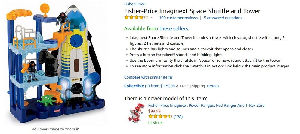 Imaginext Space Shuttle Sets