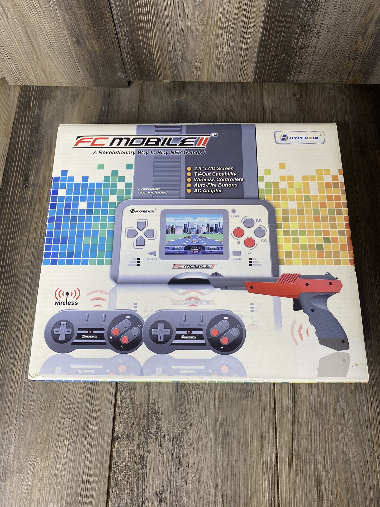 Hyperkin FC Mobile 2 Portable Nintendo NES System 2 Controllers Light ...