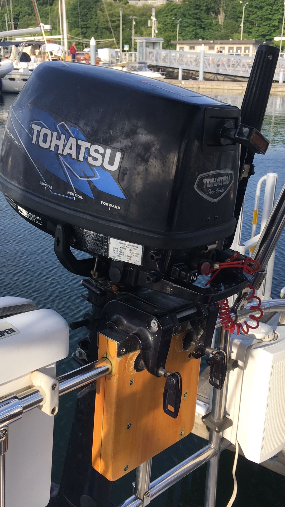 2010 Tohatsu MFS6 outboard motor - 6HP Long-shaft - 10hrs for Sale in Seattle, WA - OfferUp