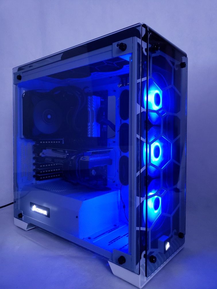 Custom built gaming PC i7 9700K RTX 2080 SUPER Corsair Crystal 570X for Sale in Placentia, CA ...