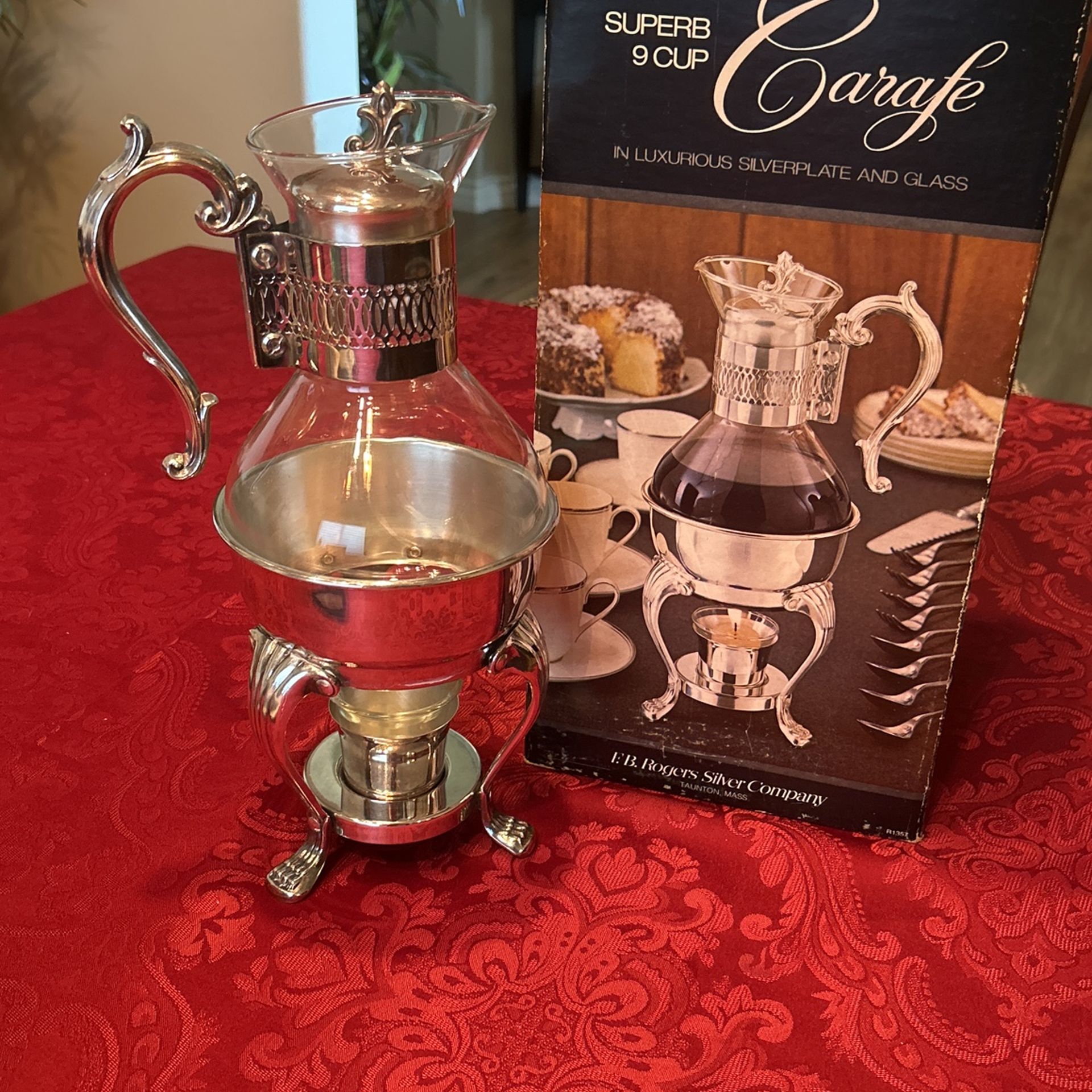 9-Cup Silver Plate Coffee Carafe for Sale in La Quinta, CA - OfferUp