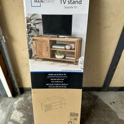 Tv Stand. Mainstays Farmhouse TV Stand for TVs up to 50