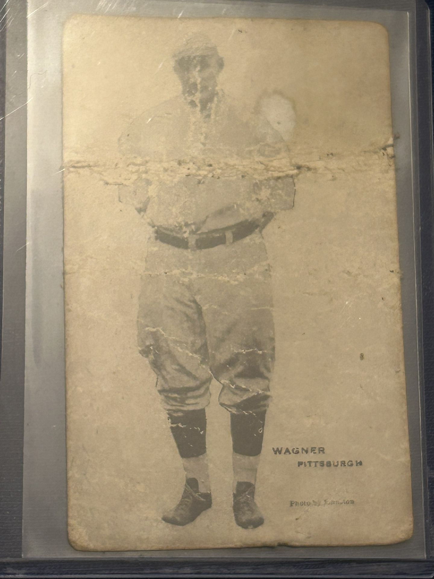 Honus Wagner Voskamp’s Coffee & Tea Old Vintage Baseball Card Poor ...