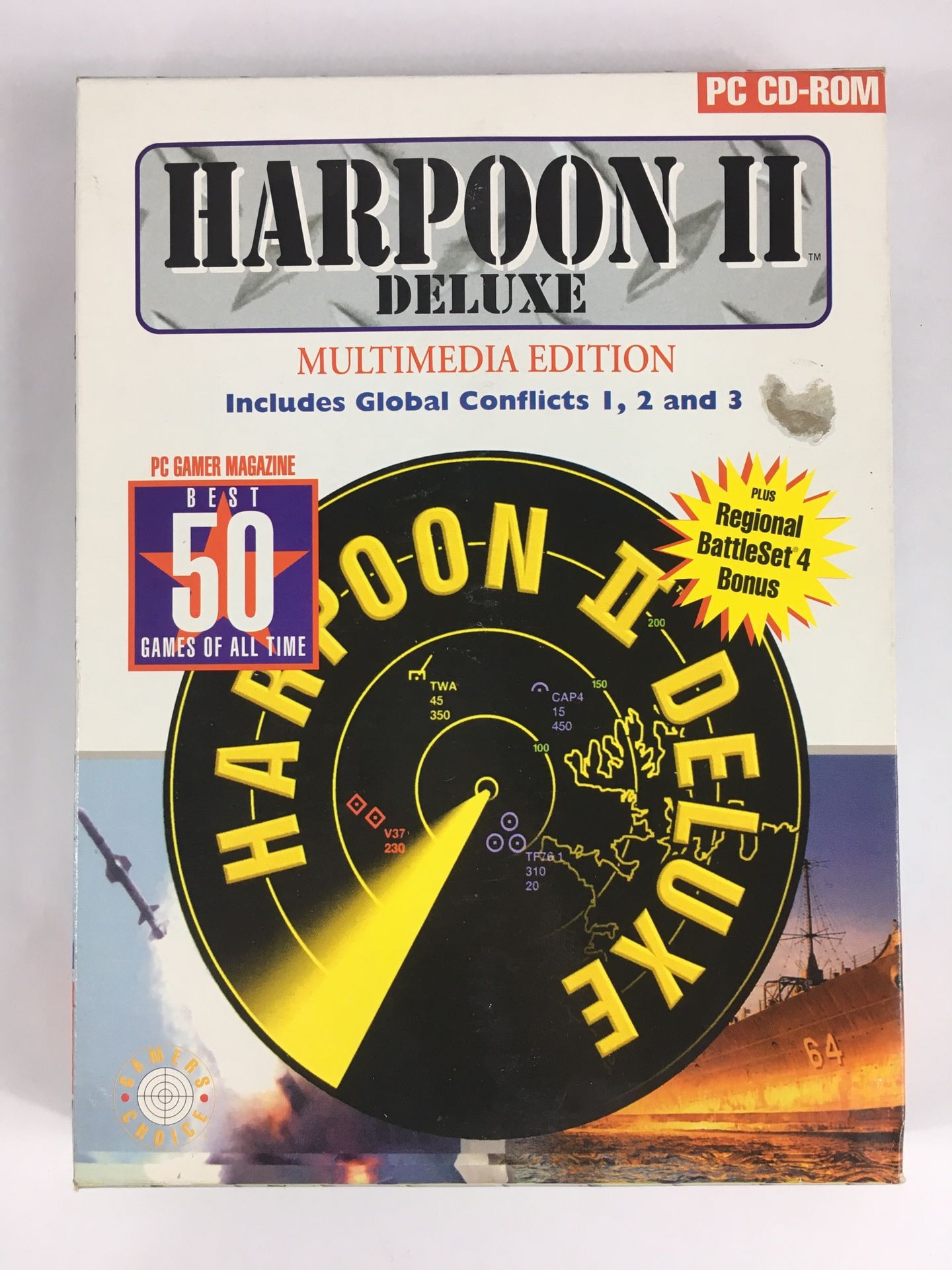 Harpoon II: Deluxe Multimedia Edition (Includes Conflicts 1, 2 & 3) Big ...