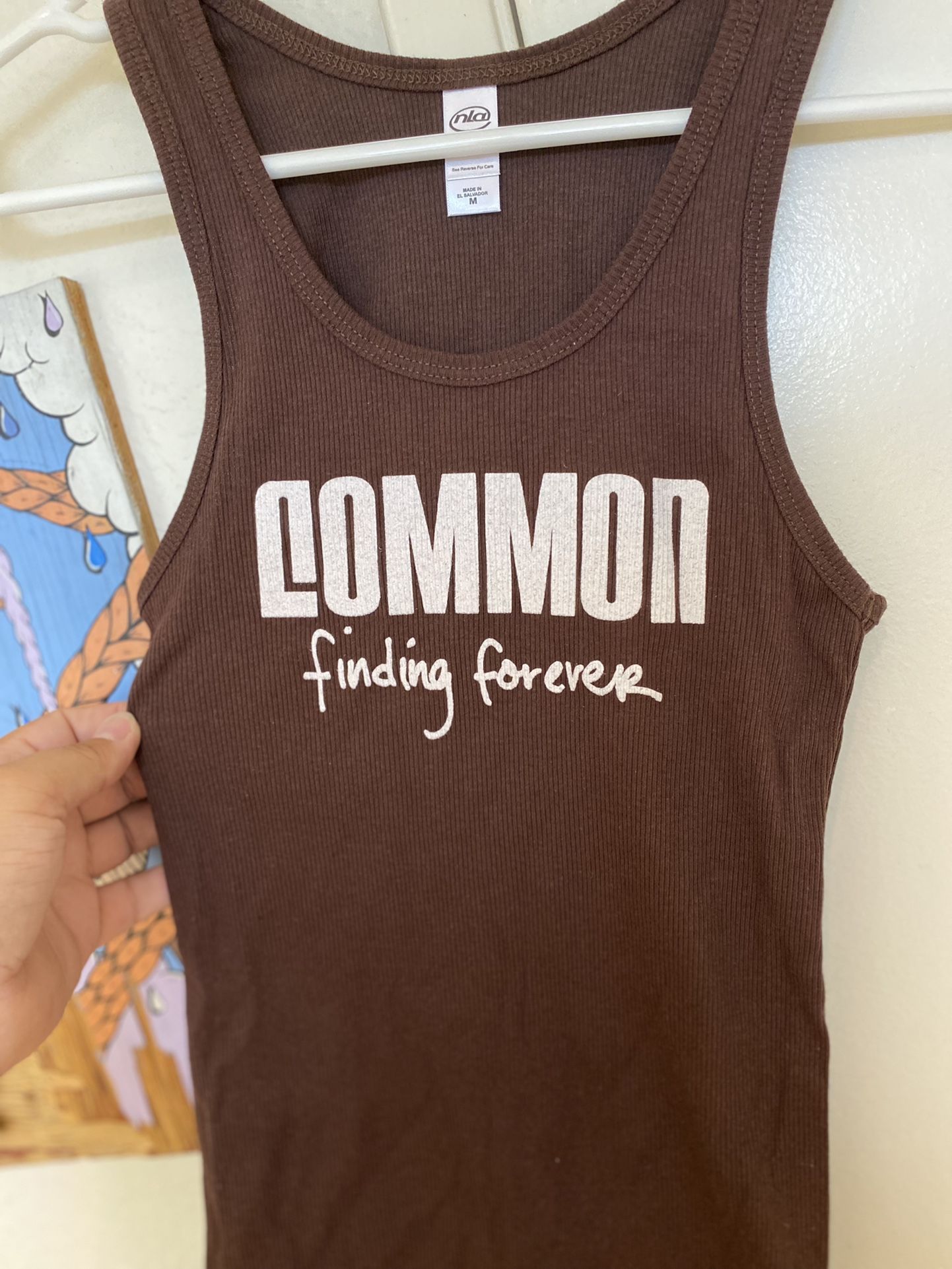 COMMON ‘Finding Forever’ Album Shirt Brown Tank Top (nia Next Level Tag ...