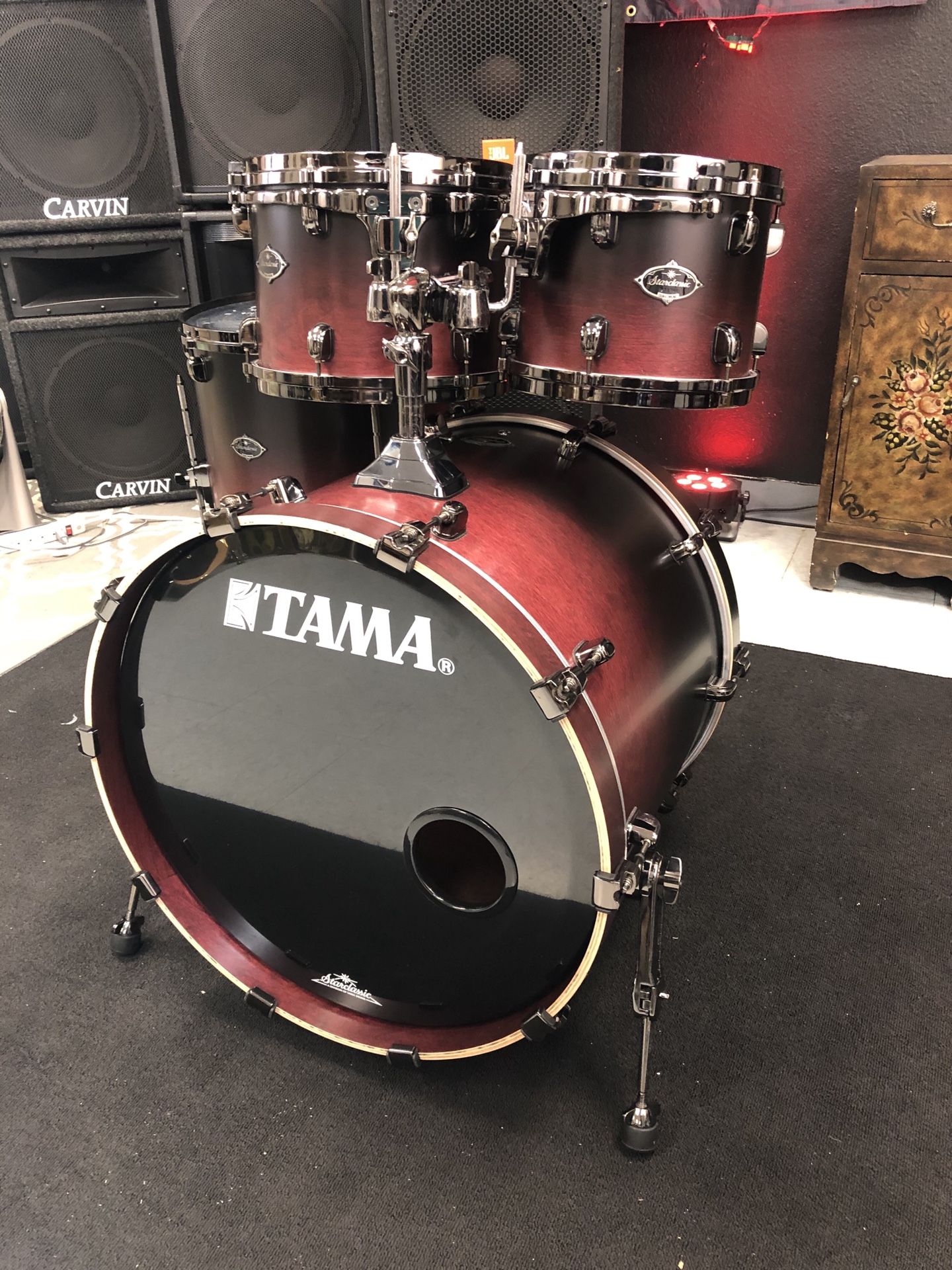 Tama Starclassic Raspberry Fade Bubinga/Birch 4pc Drum Set for Sale in Oceanside, CA - OfferUp