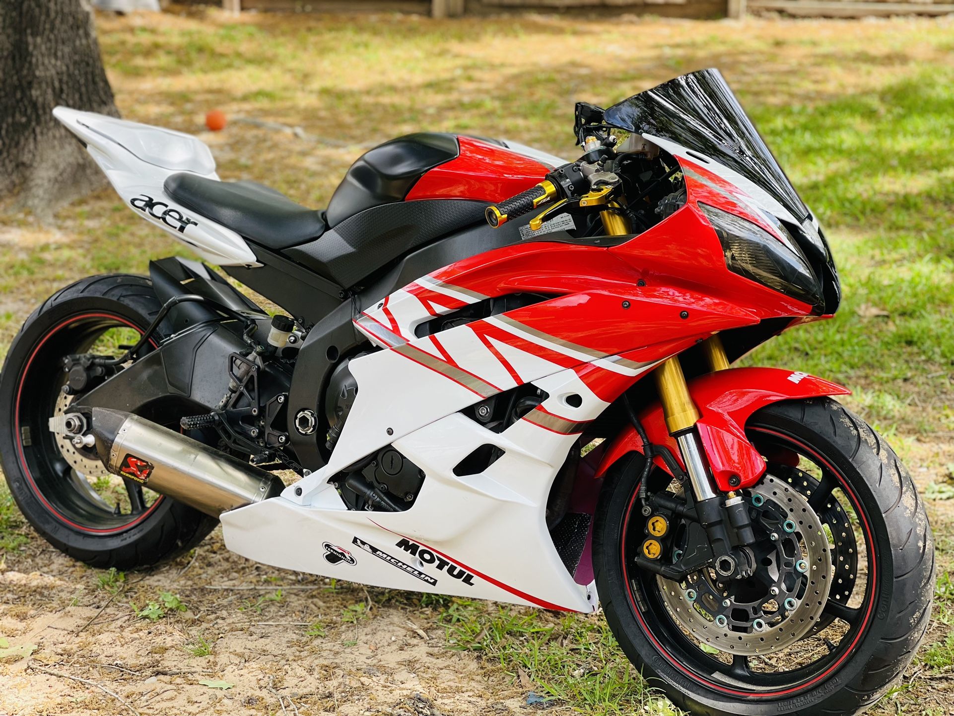 Yamaha R6 Red And Black